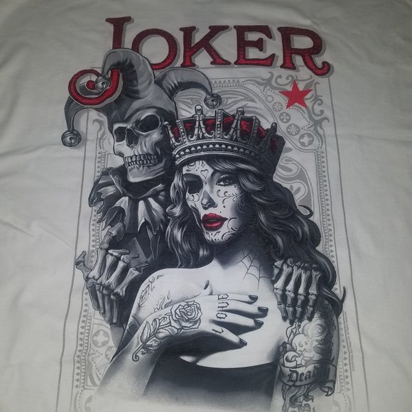 Shirts | Joker Gothic Dead Queen Men T Shirt Poker Theme | Poshmark